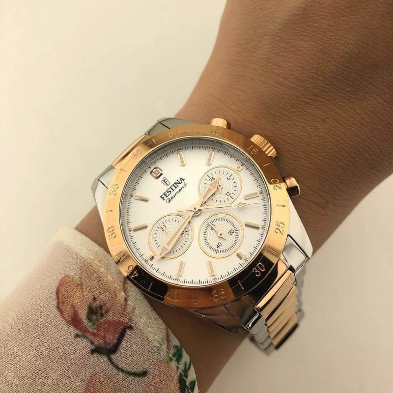 Dámské hodinky FESTINA Boyfriend Collection Diamond 20398/1 | Klenoty ...